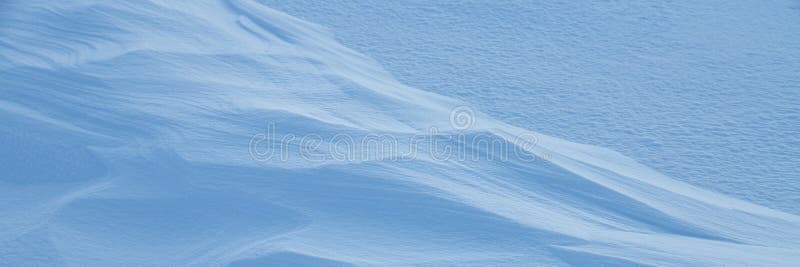 Snow Texture. Wind Sculpted Patterns on Snow Surface Stock Image ...