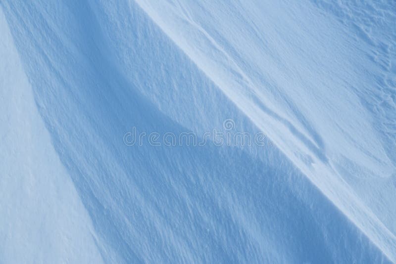 Snow Texture. Wind Sculpted Patterns on Snow Surface Stock Photo ...
