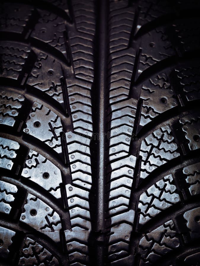 Snow tire tread stock image. Image of wheels, closeup - 53970101
