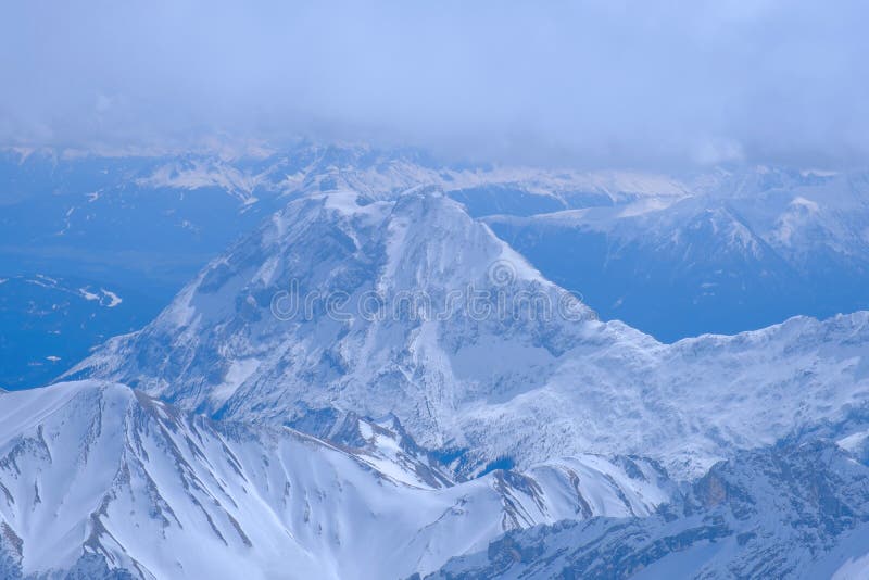 Snow on top stock image. Image of cool, alps, landscape - 148340769