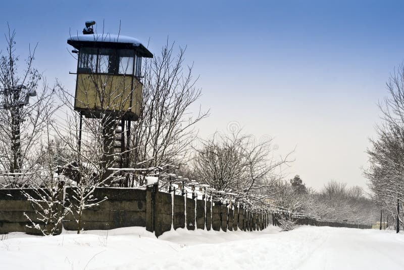 Snow and Tower stock image. Image of fort, pillbox, history - 12807109