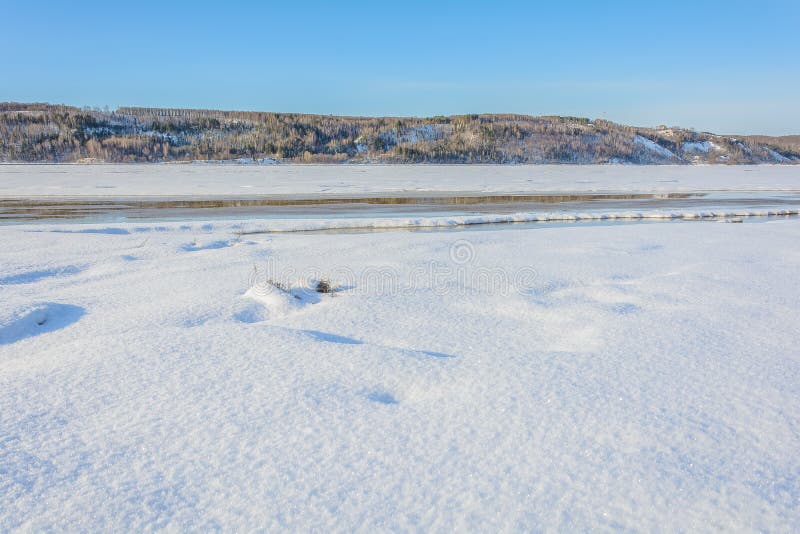 Awakening of Nature in Early Spring Stock Image - Image of shore ...