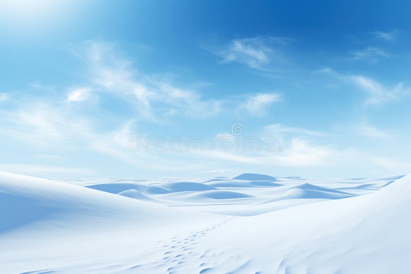 Snow Valley Open Wide Space Generative Ai Stock Illustration ...