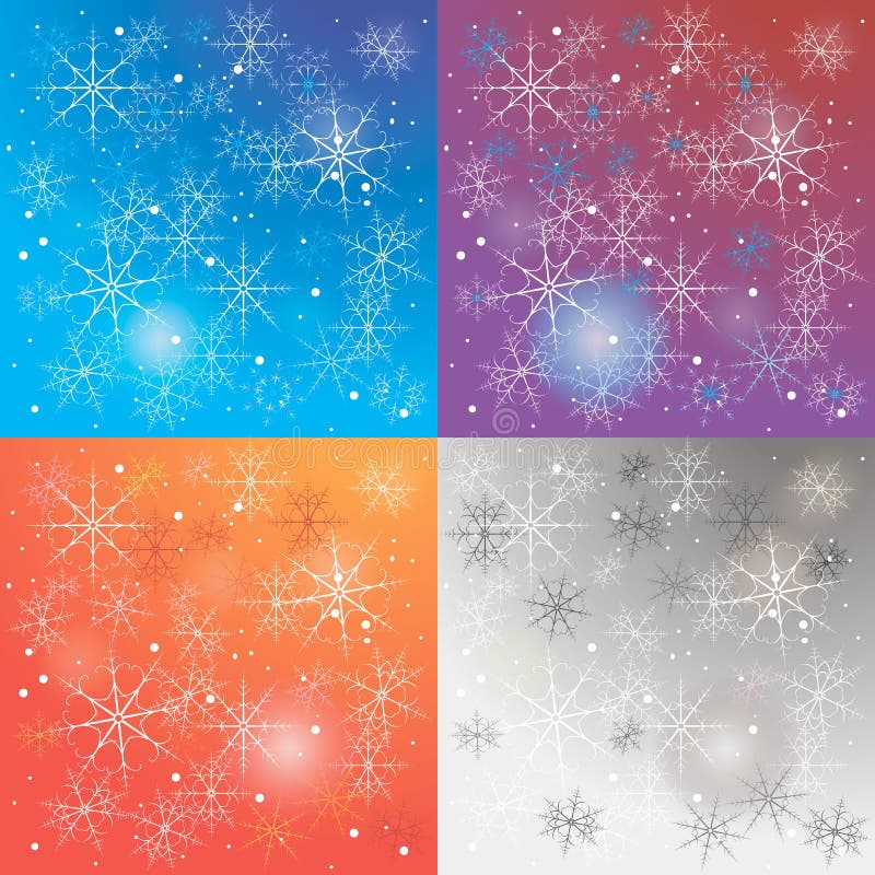 Snow Vector Decoration Background Holiday Abstract Stock Vector ...