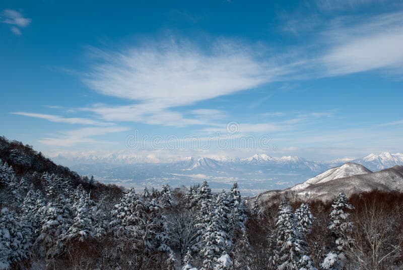 Snow view stock image. Image of beautiful, broad, japan - 13670477