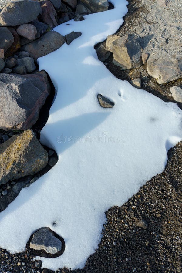 Snow on the Volcano Pico De Orizaba Mexico Stock Image - Image of ...