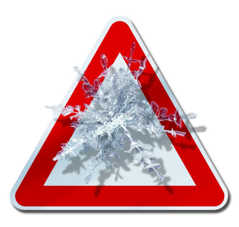 Ice Sign Slippery Warning Stock Illustrations – 1,065 Ice Sign Slippery ...