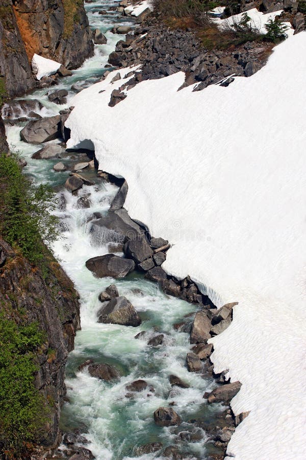 Snow Waterfall Landscape stock photo. Image of pure, cold - 15118574