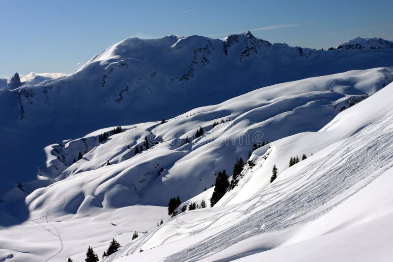 Snow Waves Picture. Image: 4225672