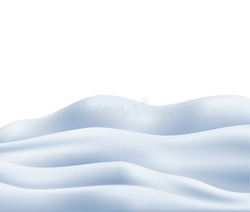 Snow Wavy Illustration stock vector. Illustration of clip - 203588498