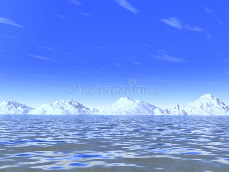 Snow-white Cold Mountains Picture. Image: 3771640