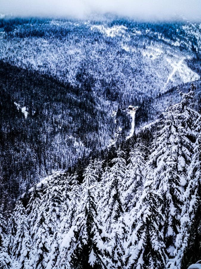 Snow and Snow-white Landscape Stock Photo - Image of snow, cloud: 251618256