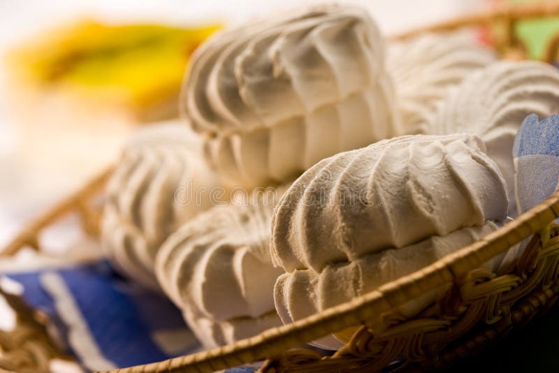 Snow white marsh-mallow stock photo. Image of food, meal - 22210736