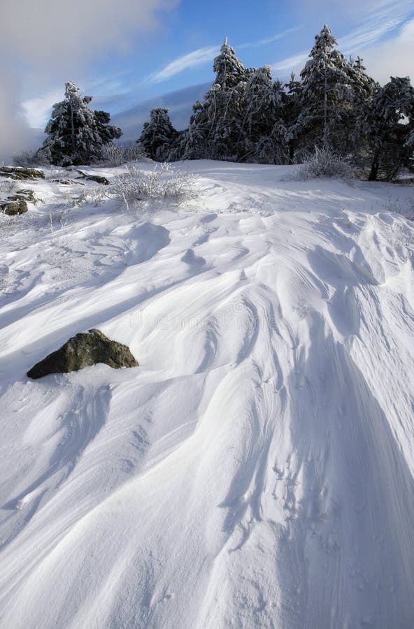 Snow&wind stock photo. Image of weather, remote, freshness - 7121370
