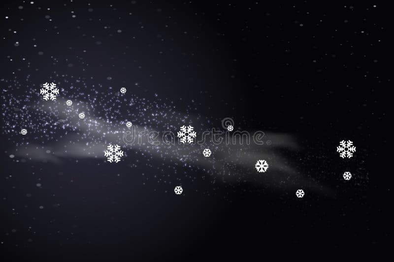 Snow and Wind on a Transparent Background. White Gradient Decorative ...