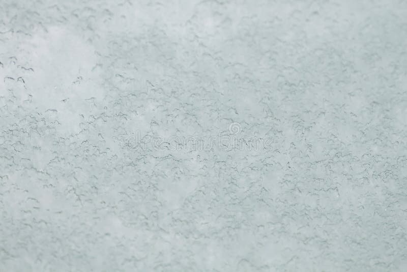 Snow on a Window Glass, Background or Texture Stock Photo - Image of ...