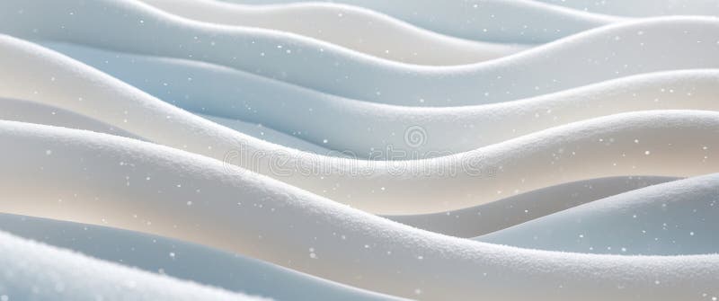 Snow Winter Cold Weather Wavy Line Background Design. Stock Photo ...
