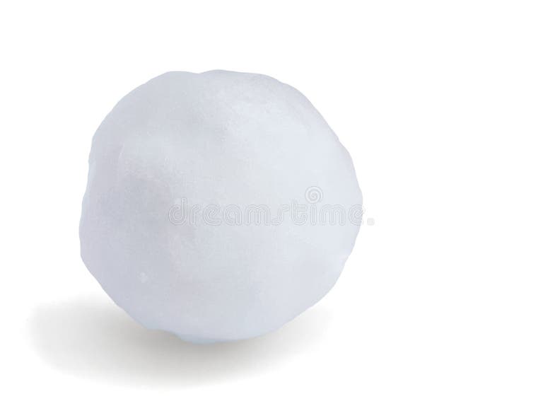 Snowball stock photo. Image of cold, isolated, background - 12717378
