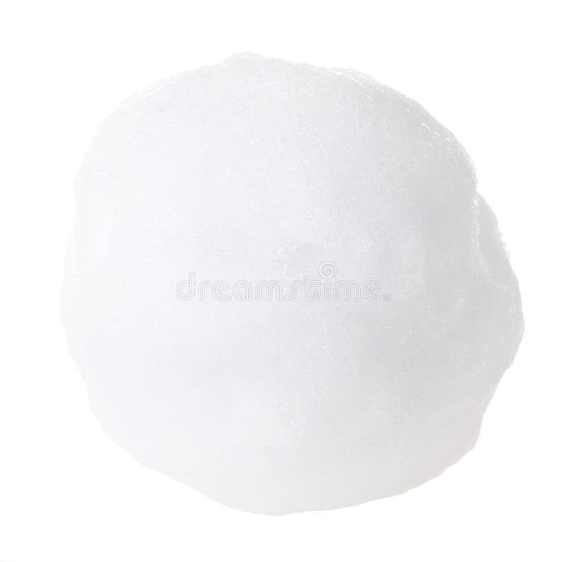Snowball stock photo. Image of ball, cold, isolated, winter - 1590576