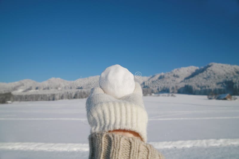 Snowball stock image. Image of outdoors, freezing, christmas - 45947767