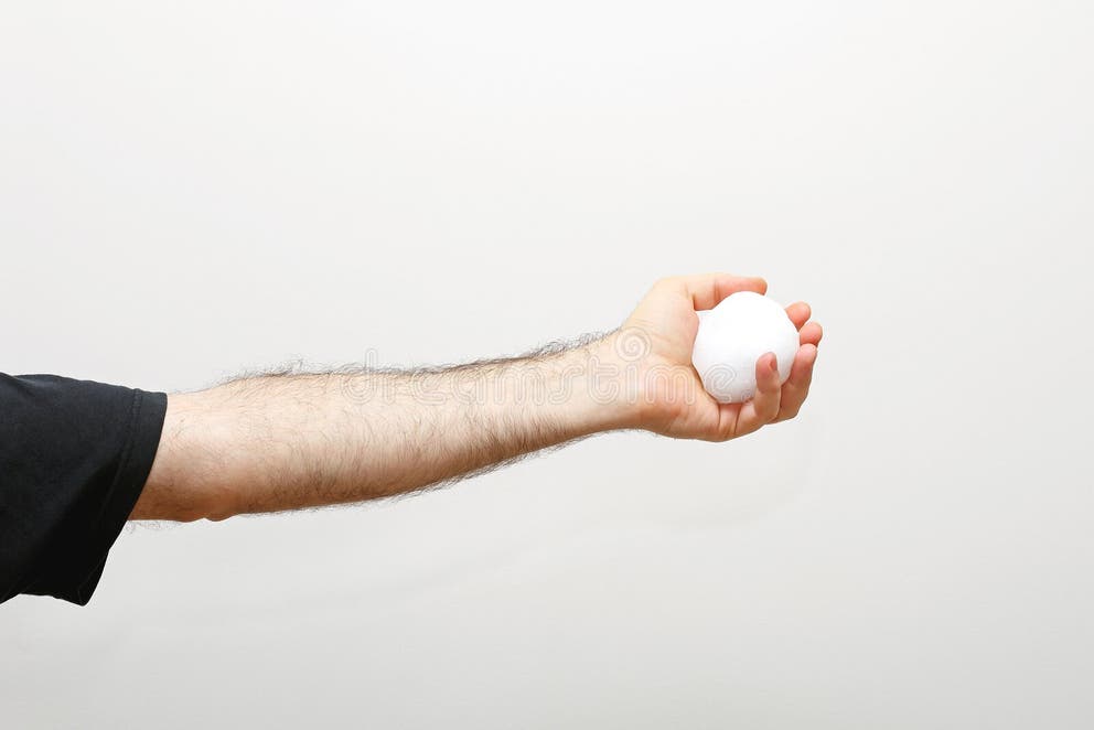 Snowball stock photo. Image of white, hand, fights, frozen - 60763236