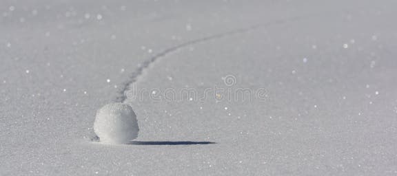 Snowball stock photo. Image of curve, trajectory, round - 40222710