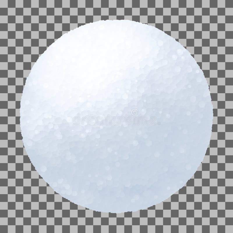 Snowball Transparent Background Vector Illustration Stock Illustrations ...