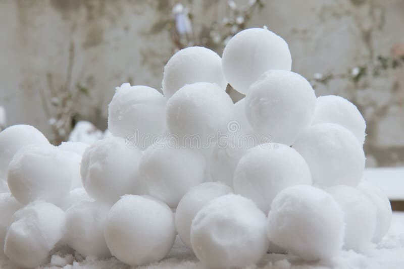 Snowballs stock image. Image of concept, nature, snowballs - 28739327