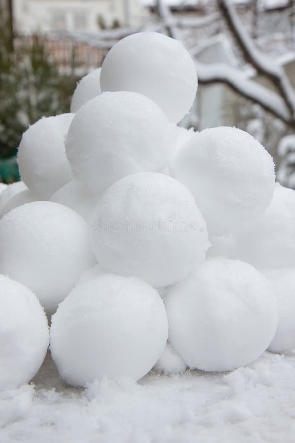 Snowballs stock image. Image of concept, nature, snowballs - 28739327