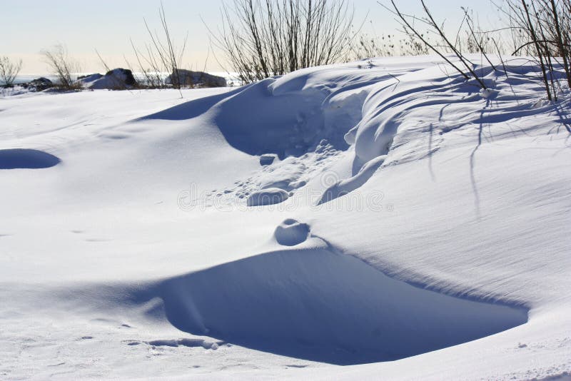 Snowbank stock image. Image of brrr, cool, textures, fresh - 18060299