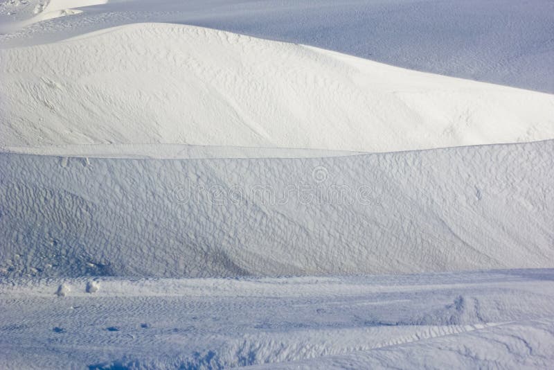 Snowbank stock photo. Image of dunes, winter, beach, form - 39430086