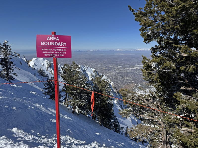 Snowbasin Ski Area Boundary Stock Image - Image of resort, utah: 367074543
