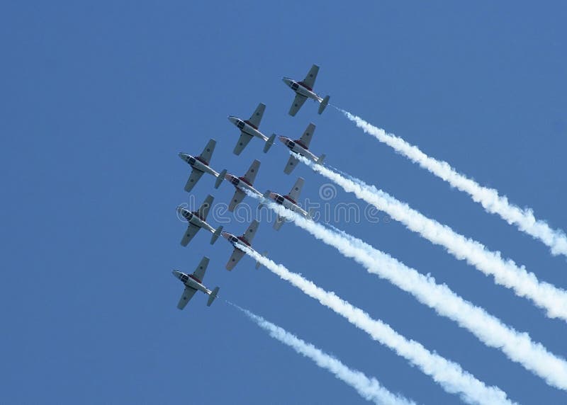 Canadian Snowbird Flying Team Stock Photos - Free & Royalty-Free Stock ...