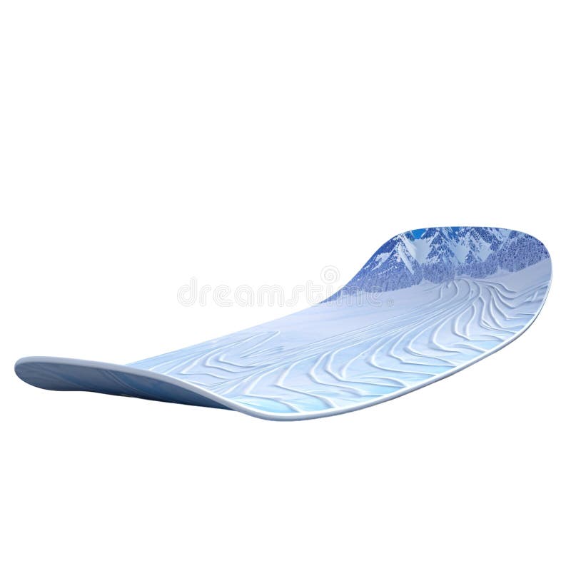 Snowboard Against Transparent Background Stock Illustration ...