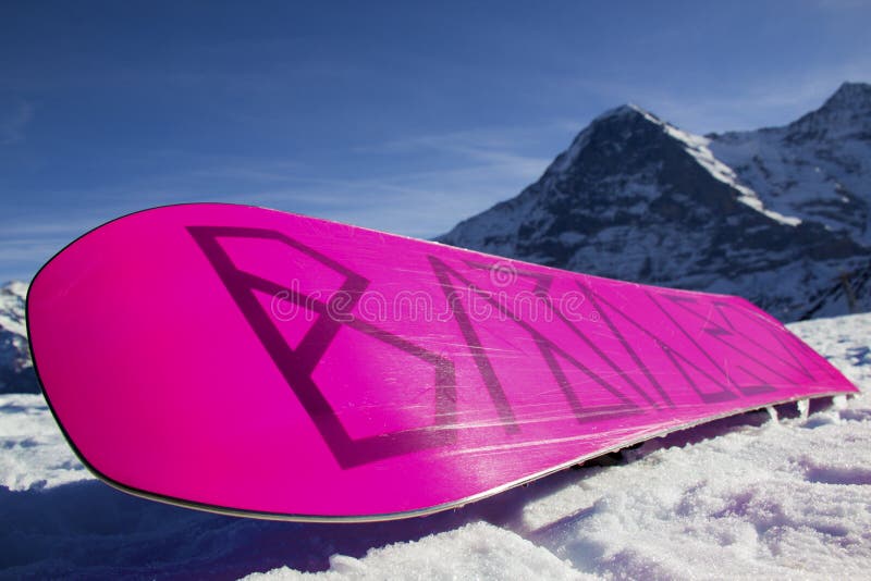 Snowboard stock photo. Image of snowboarding, shocking - 68246310