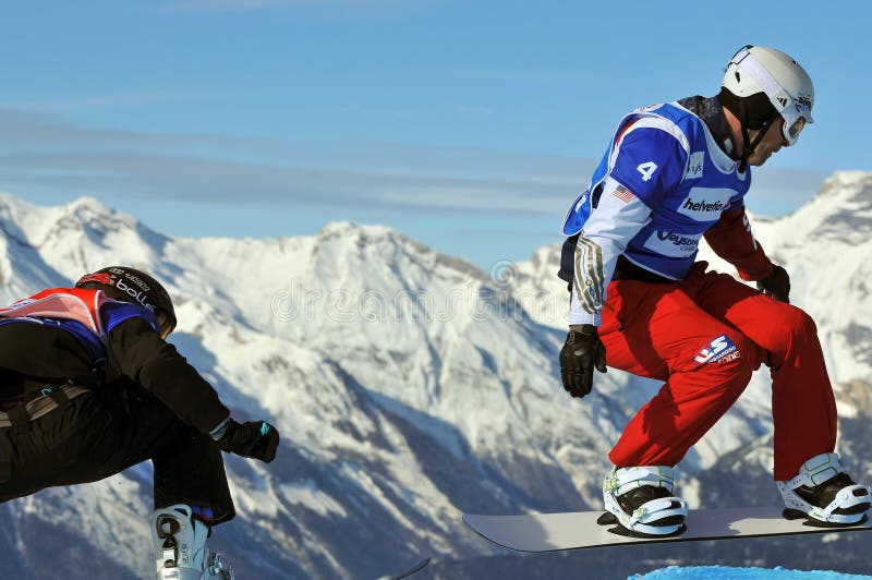 Snowboard Cross World Cup 2010 Editorial Image - Image of champion ...