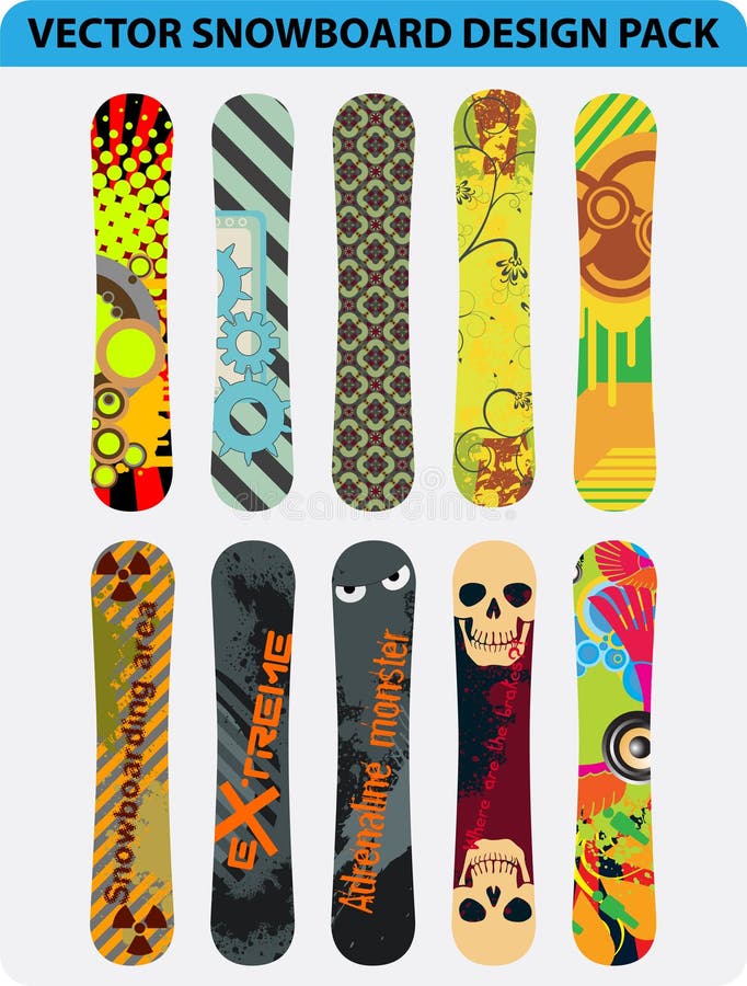 Skull Snowboard Stock Illustrations – 103 Skull Snowboard Stock ...