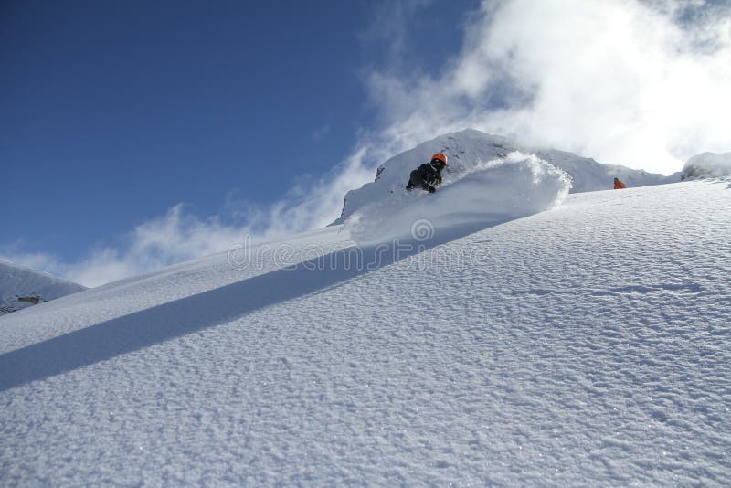 Freeride ski jumping stock photo. Image of mount, backcountry - 10468836