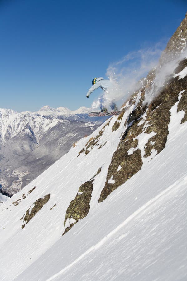 Snowboard freerider stock image. Image of freestyle, freeride - 38556951