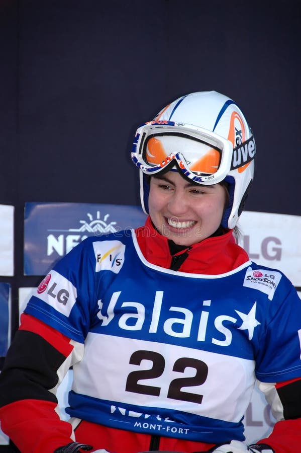 Snowboard Giant Parallel World Cup 2010 Editorial Image - Image of ...