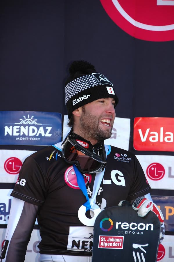 Snowboard Giant Parallel World Cup 2010 Editorial Stock Image - Image ...