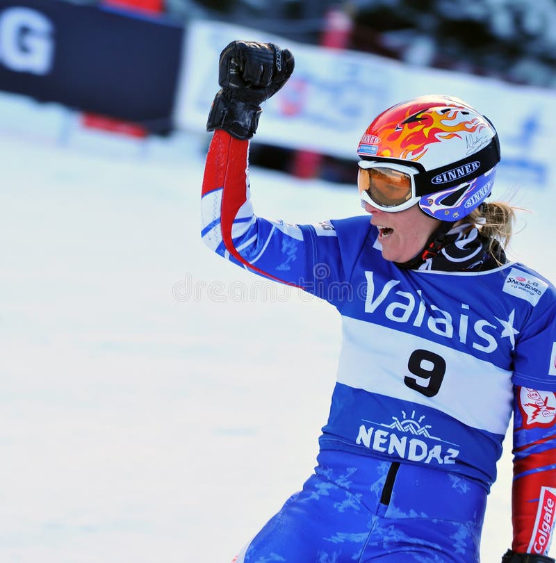 Snowboard Giant Parallel World Cup 2010 Editorial Photography - Image ...