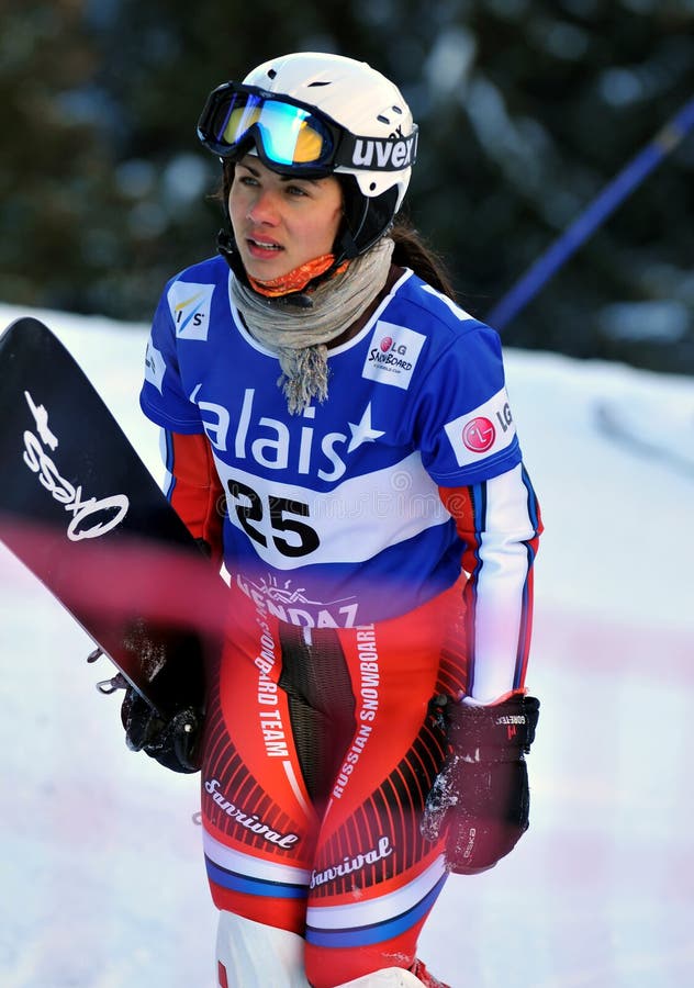 Snowboard Giant Parallel World Cup 2010 Editorial Stock Photo - Image ...