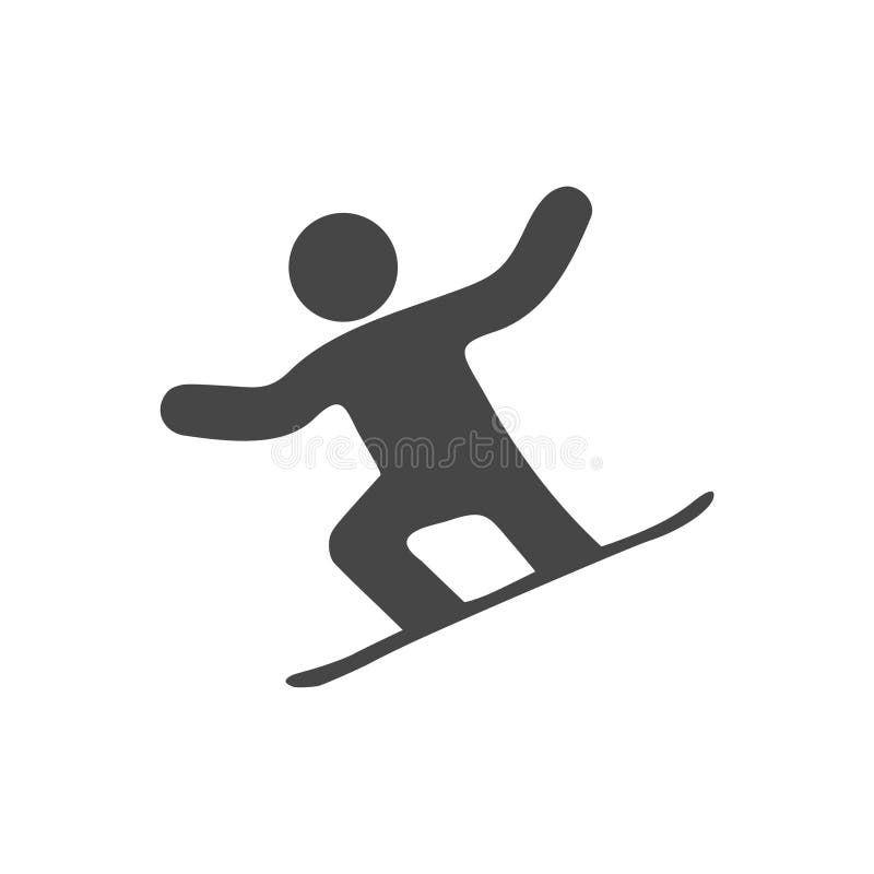 Snowboard Icon - Vector Illustration Stock Vector - Illustration of ...