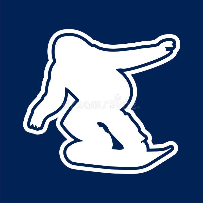 Snowboard Icon - Vector Illustration Stock Vector - Illustration of ...