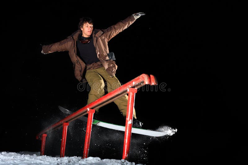 Snowboard stock image. Image of clothing, snow, competiting - 35690233