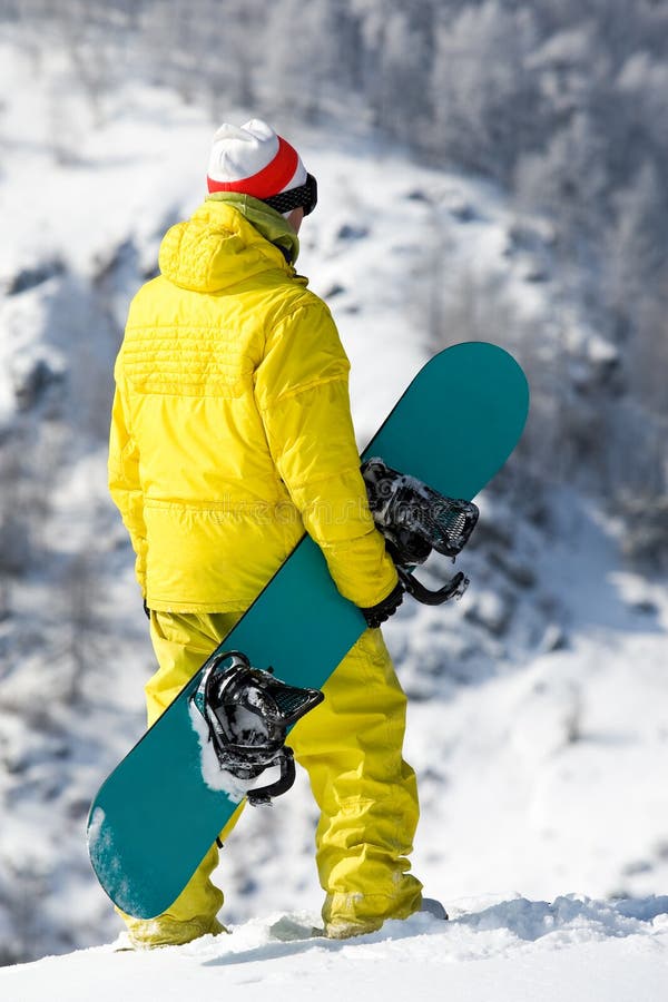 Snowboarder stock image. Image of cool, outdoor, snowboarder - 12235891