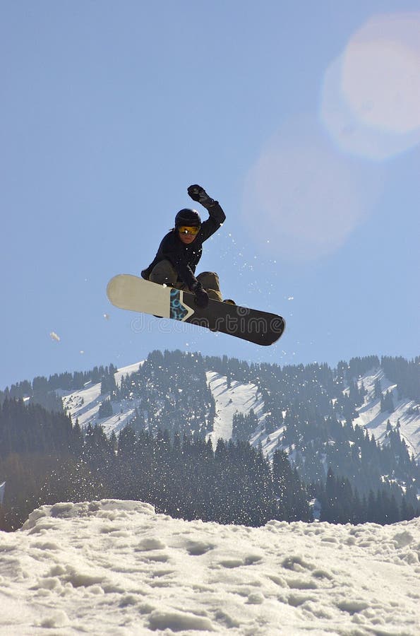 Snowboarder stock image. Image of cool, outdoor, snowboarder - 12235891