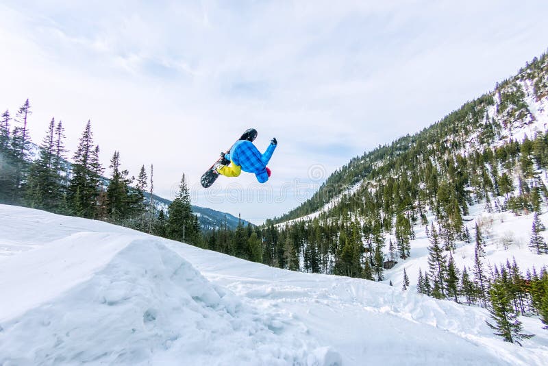Snowboarder backflip stock image. Image of holiday, extreme - 6487731