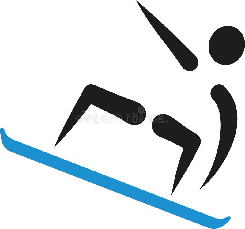 Snowboarder icon stock vector. Illustration of vector - 106170665